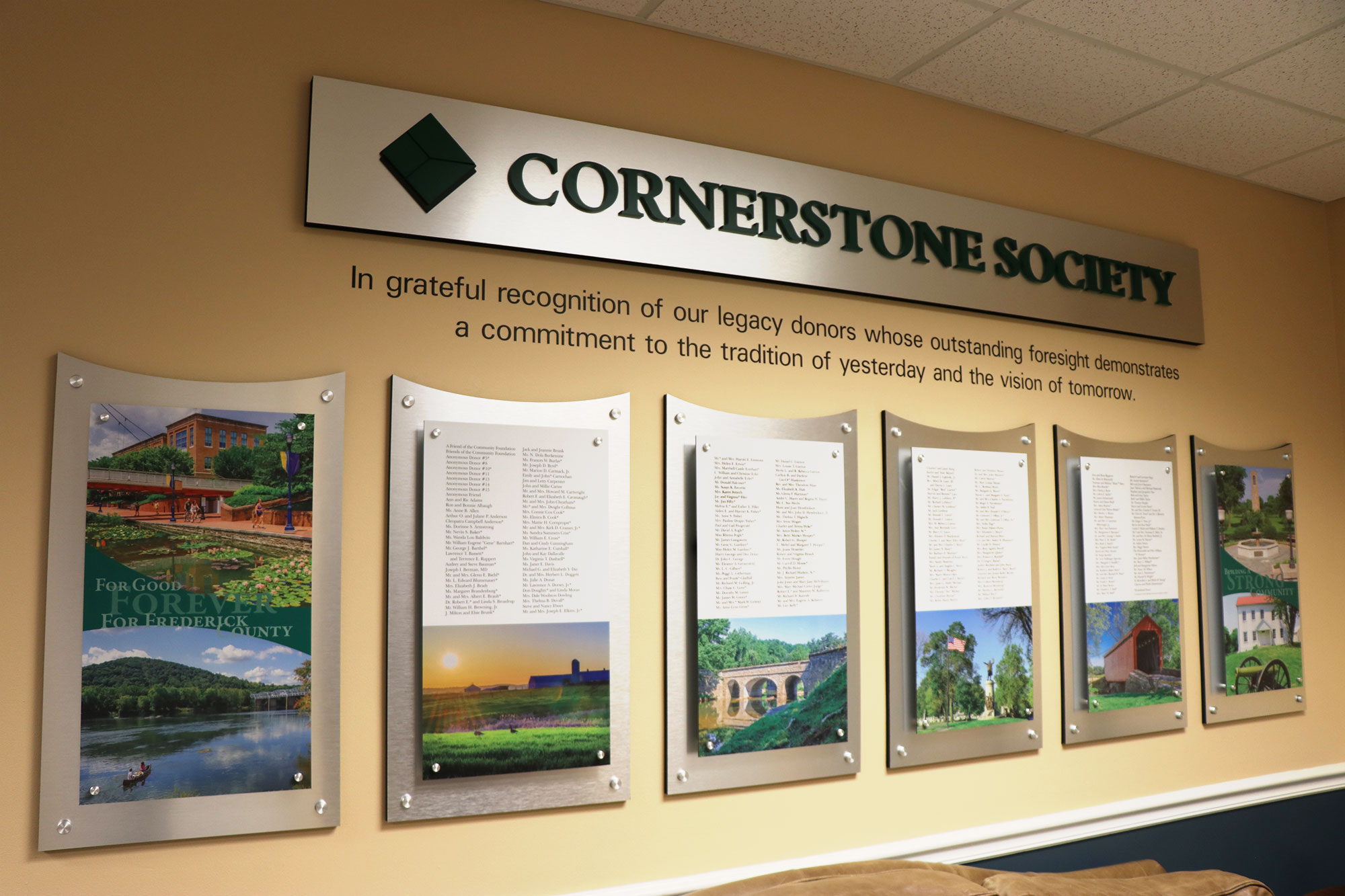 Cornerstone Society Legacy Wall | Postern