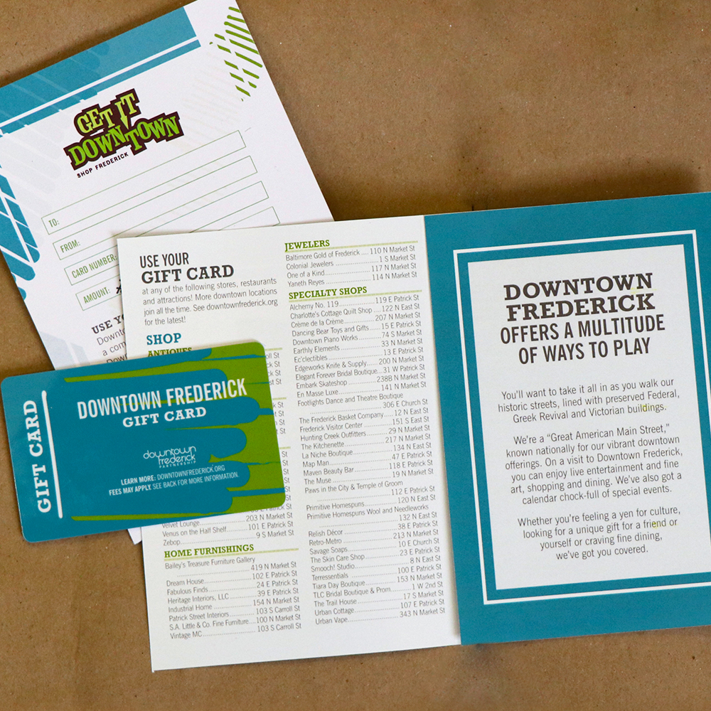 Downtown Frederick Partnership Gift Card | Postern