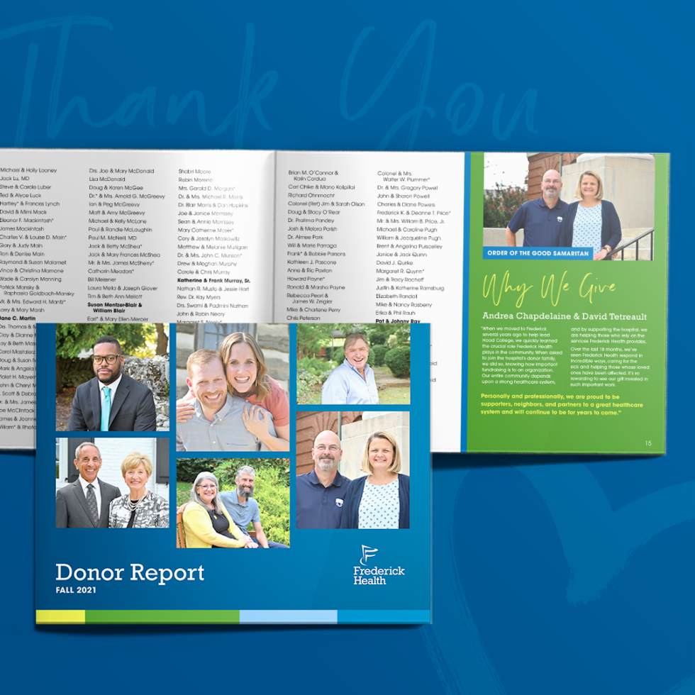 Frederick Health - Donor Report | Postern